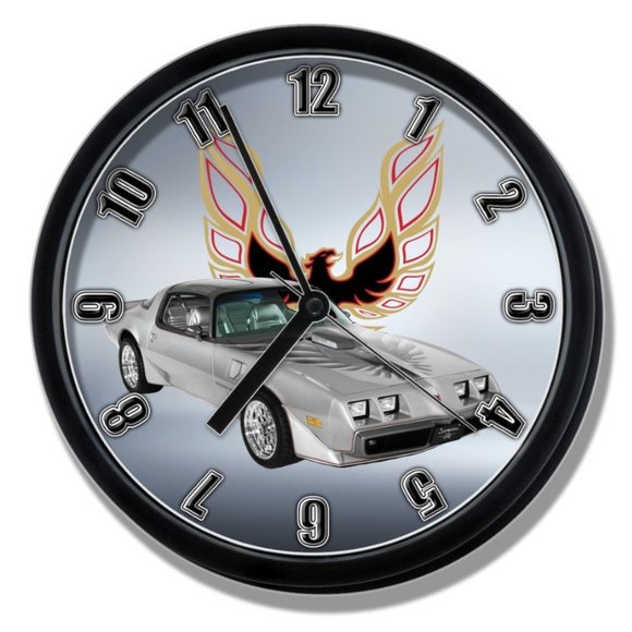 Clock | Wall Decor | Pontiac Firebird Trans Am Gray Wall Clock New ...